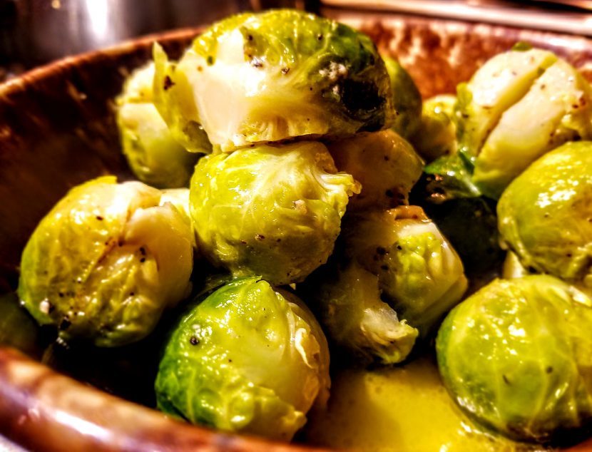 Butter-Steamed Brussels Sprouts ~ OmniaSubSole